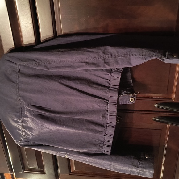 a.n.a | Jackets & Coats | Nwt Ana Cropped Jacket Navy Blue M | Poshmark